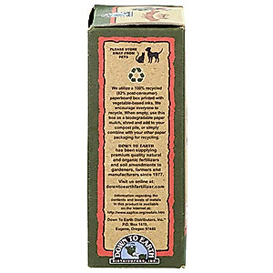 Down to Earth Organic Vegetable Garden Fertilizer 4-4-4, 1lb
