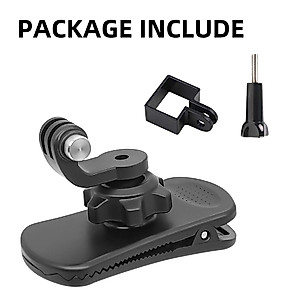 Osmo Pocket Backpack Quick Clip Mount,360 Degree Rotation Backpack Strap Knapsack Shoulder Mount with Extended Border Compatible with DJI Osmo Pocket,Osmo Pocket 2