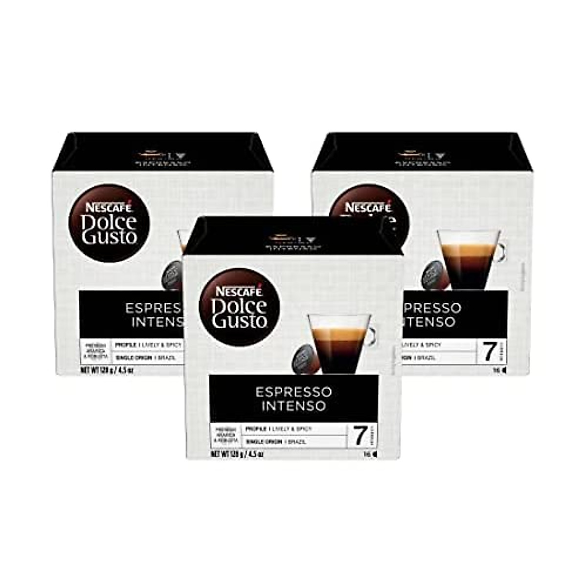 Nescafe Dolce Gusto Coffee Pods, Espresso Intenso, 16 Count (Pack of 3)