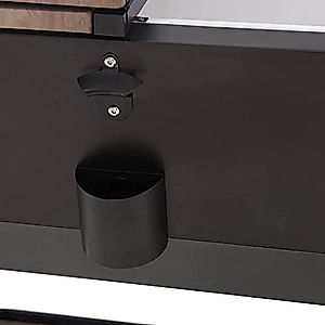 Sunjoy 80 Qt Rolling Cooler Cart Ice Chest, Patio Portable Party Mobile Cold Drink Bar Trolley, Quart, Silver