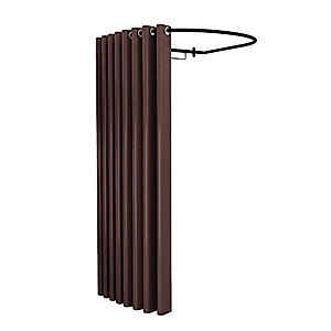 NOBRIM Fitting Room Clothing Store Fitting Room Outdoor U Type Metal Track Changing Room Suitable for Corners Shopping Malls Office Party Bar for Privacy Protection