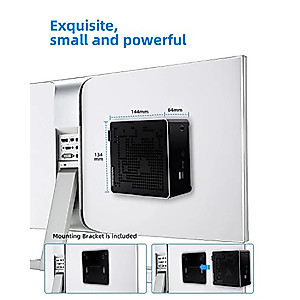 WEIDIAN Mini Complete PC, Mini PC Windows 11 Pro, Core i9-10980HK 64GB DDR4 RAM 512GB NVME SSD 1TB HDD,Mini Computer Windows 11, Micro PC, Micro Computer Support Dual Display, 4K HD, BT5.2 and WiFi6