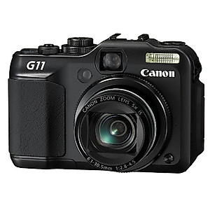 Canon PowerShot G11 10MP Digital Camera with 5x Wide Angle Optical Stabilized Zoom and 2.8-inch articulating LCD