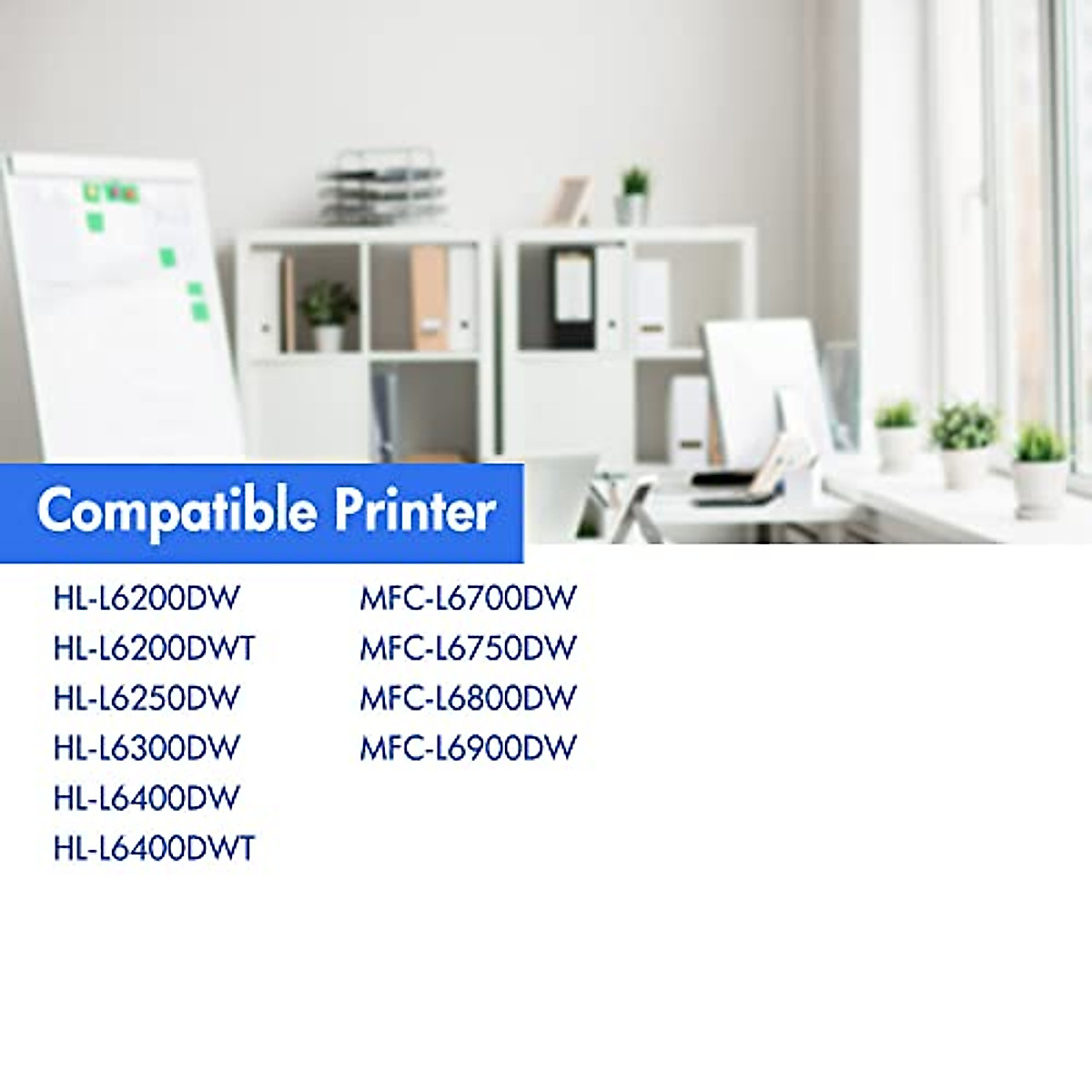 TN880 TN-880 HL-L6200DW Toner Cartridge: Compatible TN 880 Super High Yield Toner Replacement for Brother L6200DW HL-L6200DWT MFC-L6700DW MFC-L6800DW MFC-L6900DW HL-L6300DW Printer（2-Pack Black）