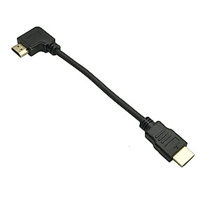 MMNNE 8K HDMI 2.1 Cable Right Angled 2Pack 8Inch Short 90 Degree 8K HDMI Cable 2.1 HDMI Male to Male Right Angle 48Gpbs,8K@60hz 4K@120hz 144Hz eARC HDR10 4:4:4 HDCP 2.2