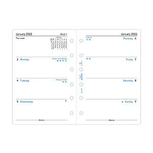 FILOFAX Pocket Week ON Two Pages English