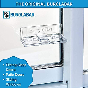 Burglabar 2 Pack - Great for Sliding Patio Door Lock, (Use 2 for doors) for Basement Windows,Child Safety