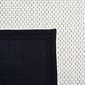 SAFAVIEH Natura Collection Area Rug - 10' x 14', Ivory, Handmade Solid Wool, Ideal for High Traffic Areas in Living Room, Bedroom (NAT801A)