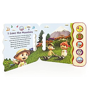 Cocomelon Let's All Sing Together 5-Button Song Book: Sing and Read Toy Book with JJ and Friends