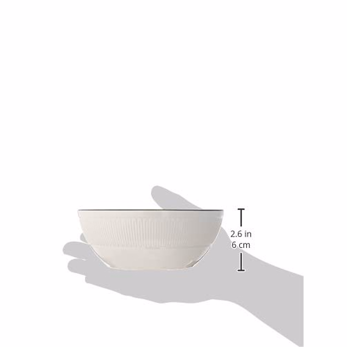 Kate Spade New York York Avenue Soup Bowl, 0.65 LB, White