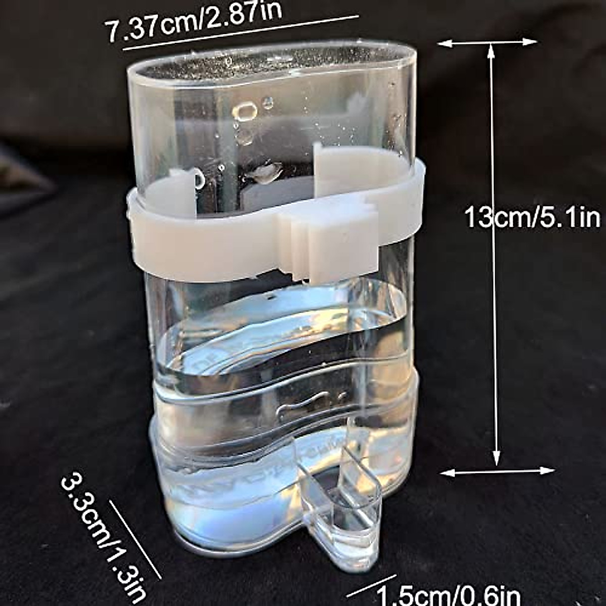 Automatic Bird Waterer Feeder,Bird Water Dispenser for Cage,2PCS No Mess Bird Feeder Parakeet Waterer Cockatiel Cage Accessories