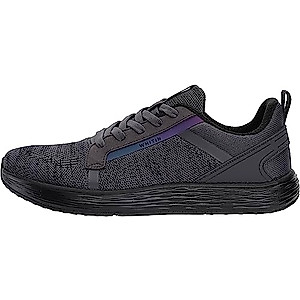 WHITIN Men's Wide Width Toe Box Road Running Size 11 11.5 Tennis Sports Breathable Indoor Lightweight Gym Rubber Non Slip Cushioned Grey 45