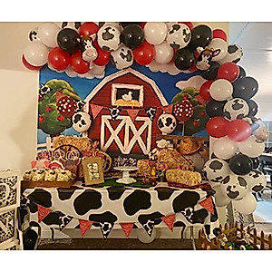 Cow Party Decorations-Cow Balloon Garland Arch Kit for Cowboy Cowgirl Party Decorations Baby Shower Animal Birthday Party Suppllies