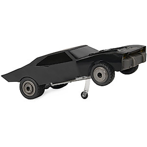 DC Comics, The Batman Turbo Boost Batmobile, Remote Control Car with Official Batman Movie Styling Kids Toys for Boys and Girls Ages 4 and Up