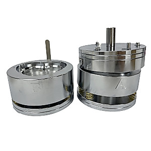 INTBUYING Various Shapes Stainless Steel Standard Mold Button Badge Maker Die for N4 Machine (Heart-Shaped)