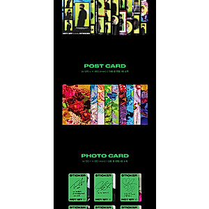 New NCT 127 Sticker 3rd Album Sticky Version CD+1p Poster+1p Folding Poster On Pack+112p Booklet+1p Sticker+1p PostCard+1p PhotoCard+Tracking Sealed