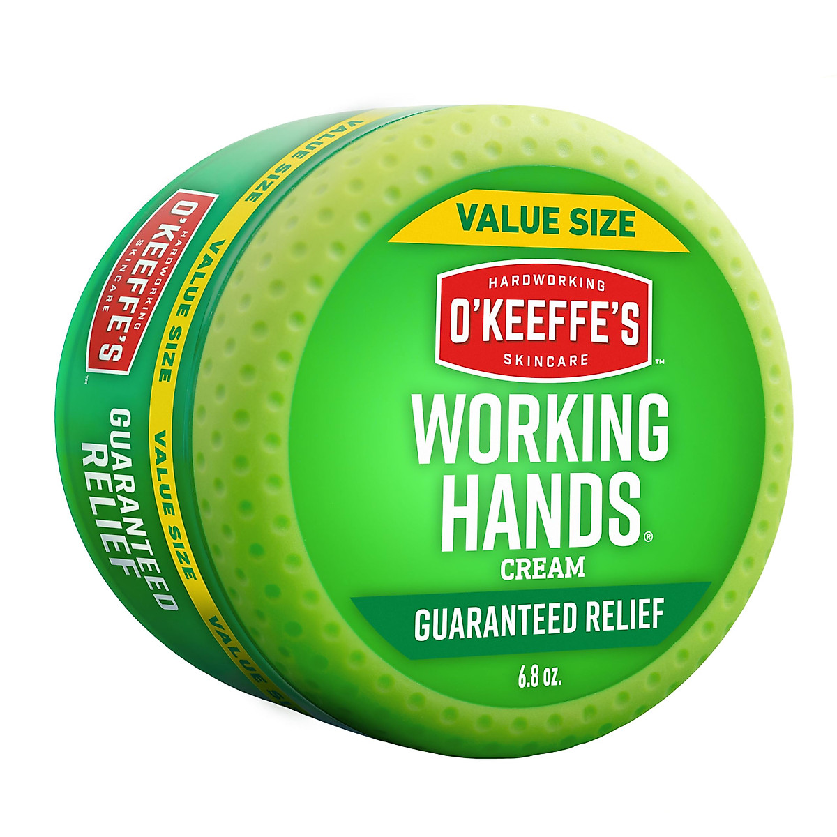 O'Keeffe's Working Hands Hand Cream, For Extremely Dry, Cracked Hands, 6.8 oz Jar (Value Size, Pack of 1)
