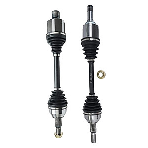 Detroit Axle - Front CV Axles for Buick Enclave Chevy Traverse GMC Acadia Limited Saturn Outlook 2 CV Axle Shafts Set Replacement
