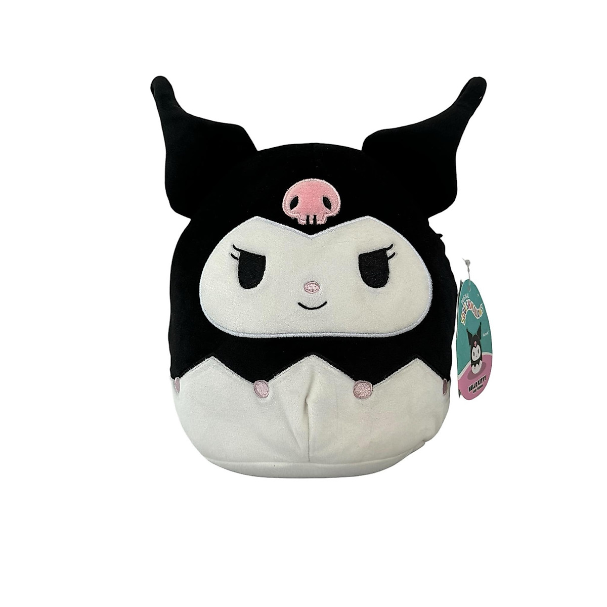 Squishmallows Official Kellytoy Sanrio Squad Squishy Stuffed Plush Toy Animal (Kuromi, 8 Inch)
