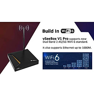 vSeeBox V1 Pro with Backlit 4GB RAM + 32GB ROM Free HIGH Speed 18GBPS HDMI 2.0/UPS 2nd Day Air®