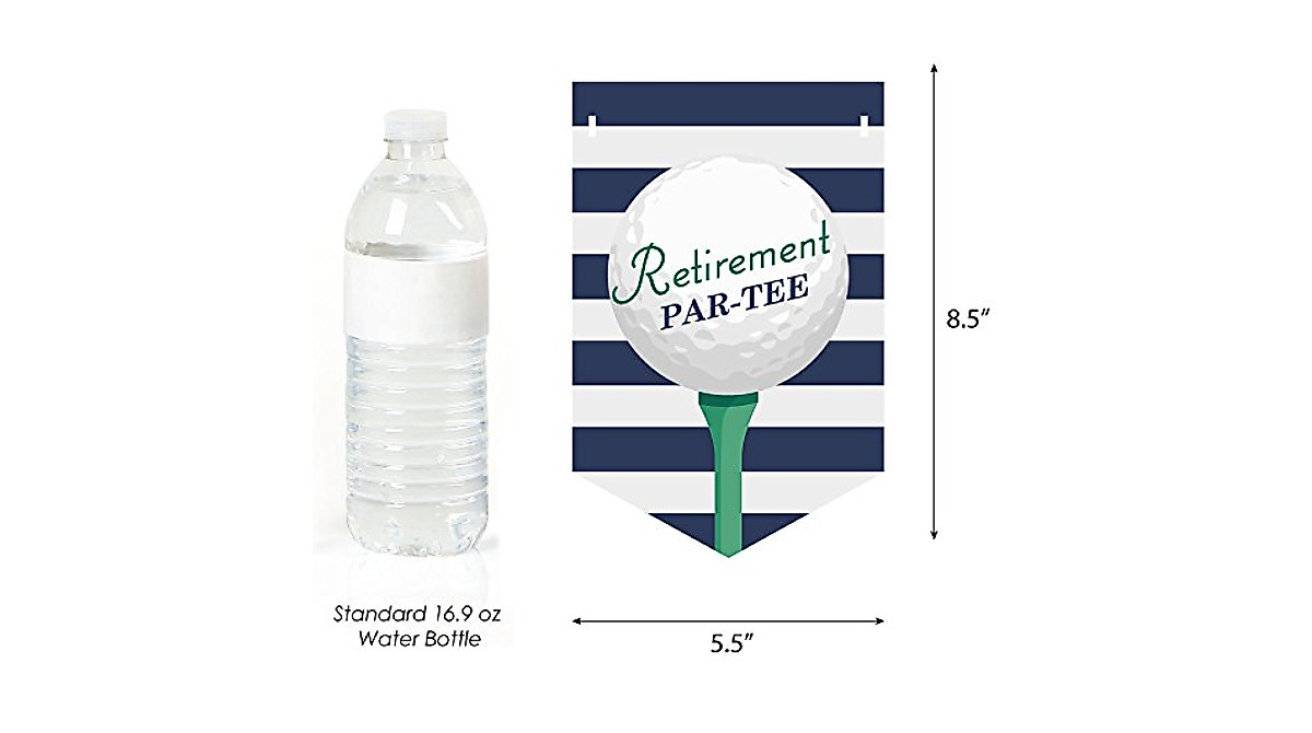 Golf Retirement Party Bunting Banner - Par-Tee Time Decorations