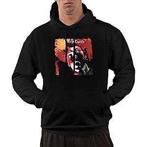 Alice Rock In Music Chains Band Facelift Hoodie Men Sweatshirts Trendy Pullover Sweatshirt Long Sleeve Hooded For Teens Men Youth Black Large