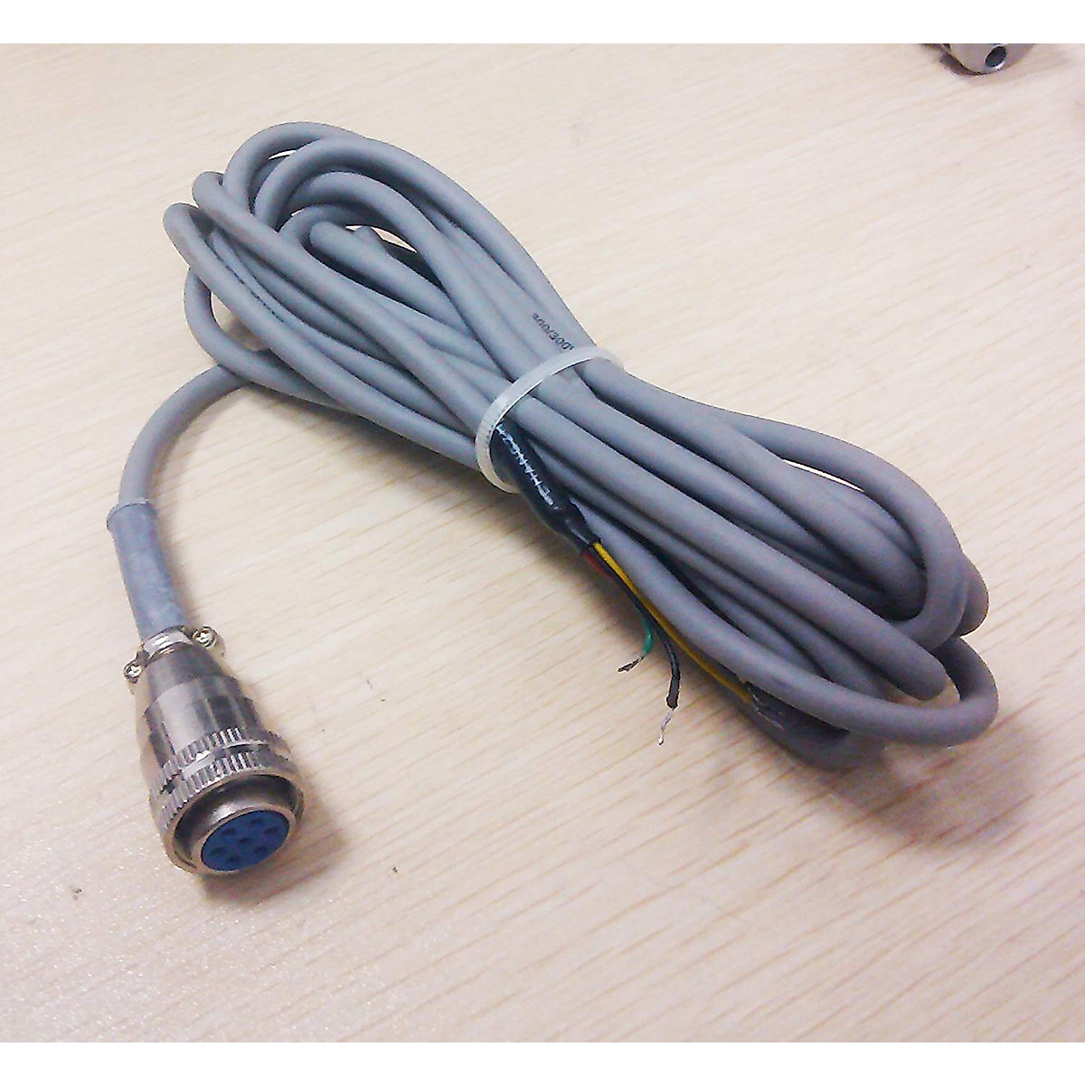 58mm Outer Diameter 10mm Optical Incremental Rotary Encoder 1024ppr 5-26V pushpull with Socket