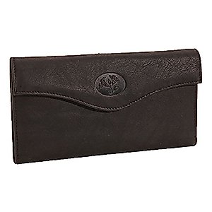 Buxton Women Wallet Heiress Organizer Clutch 4 Colors Clutch-Black-Black