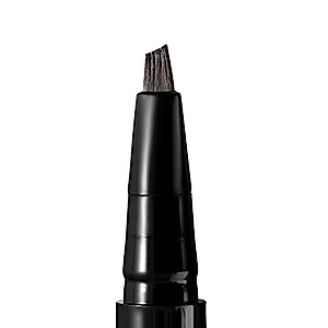 Arches & Halos Angled Bristle Tip Waterproof Brow Pen - Water Based And Smudge Proof - Fills In Sparse Eyebrows And Gives Fuller Effect - Covers Scars Or Overplucked Brows - Dark Brown - 0.051 Oz