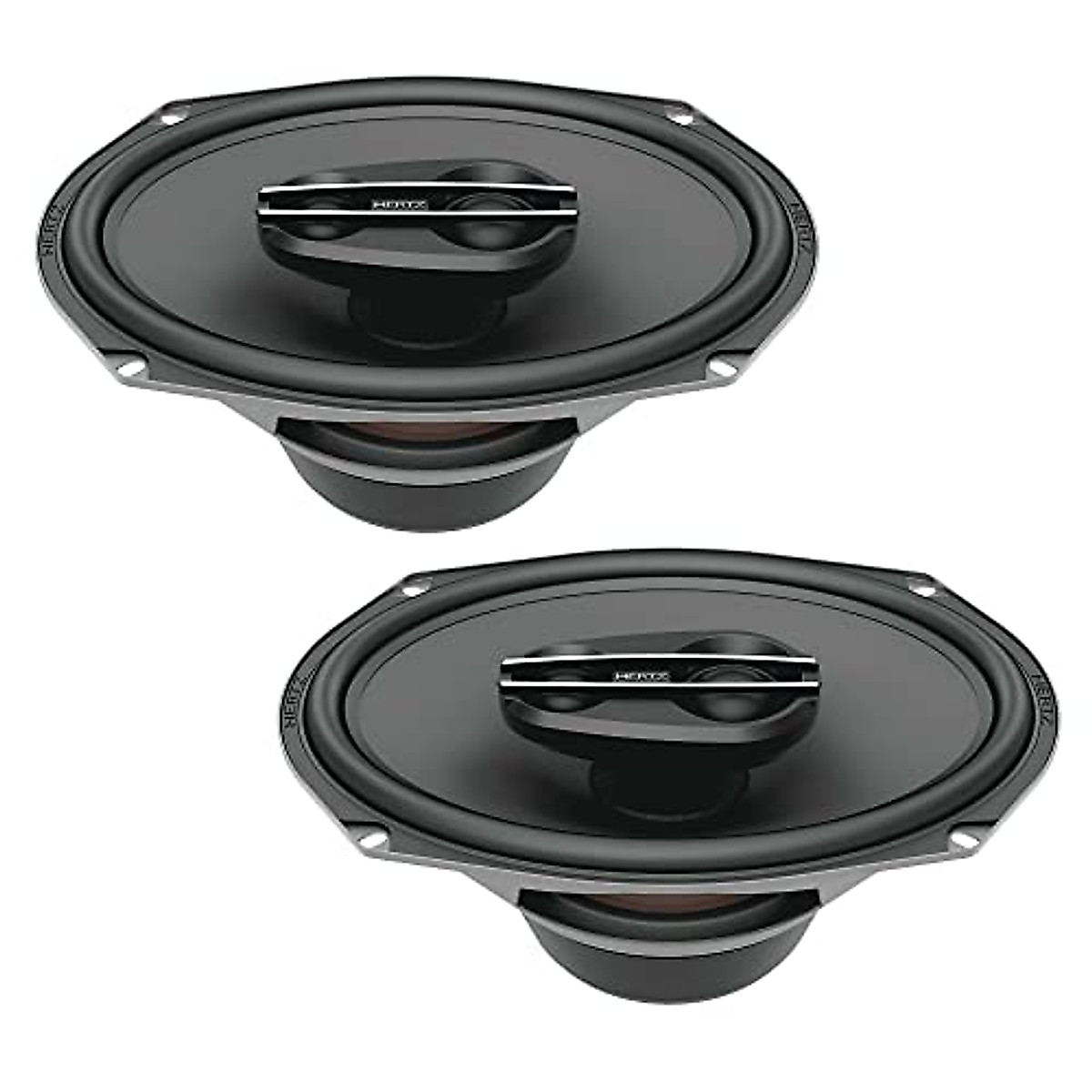 HERTZ Cento Pro Series CPX-690 6x9 Three-Way Coaxial Speakers with Grilles