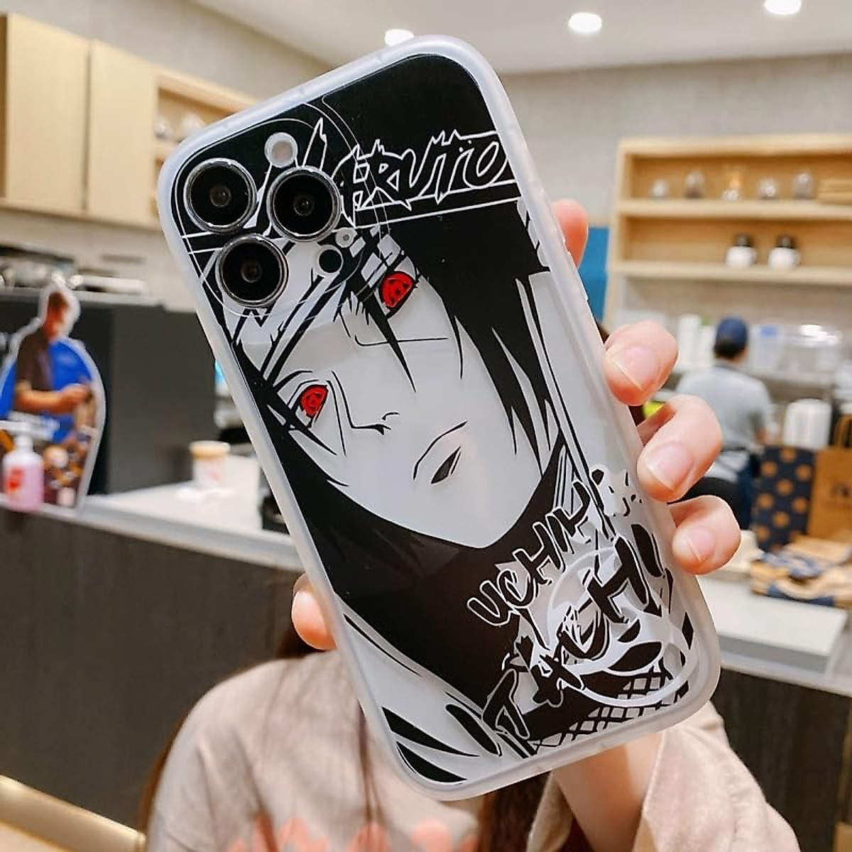 EDENTOY Compatible with iPhone 14 Pro max Phone Case Cartoon Anime Character Phone Case Cartoon Boy Anime Phone Case TPU Soft Transparent Men's Phone Case Shockproof 6.7 inch Transparent Phone Case