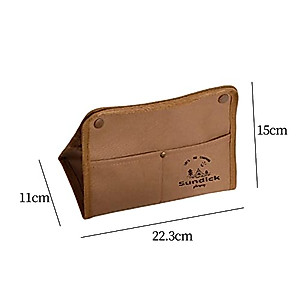 BAWHO Exquisite Tissue Storage Bag Paper Holder Bag Tissue Box Toilet Paper Storage Holder/Brown