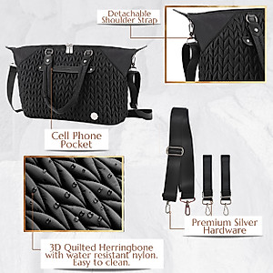 Diaper Bag Tote Baby Nappy Changing Bag Multifunction Large Baby Travel Handbag for Mom (Olive)