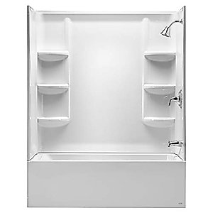 American Standard 2946BW.011 Studio 60" x 32" Bathtub Wall Set, White