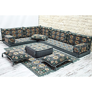 Arabic Floor Sofa Set, Arabic Floor Seating, Arabic Floor Sofa, Arabic Majlis, Arabic Couches, Jalsa, Floor Seating Sofa (With STANDARD FOAM)