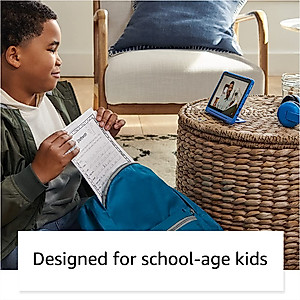 Fire 7 Kids Pro tablet, 7" display, ages 6+, 16 GB, Sky Blue