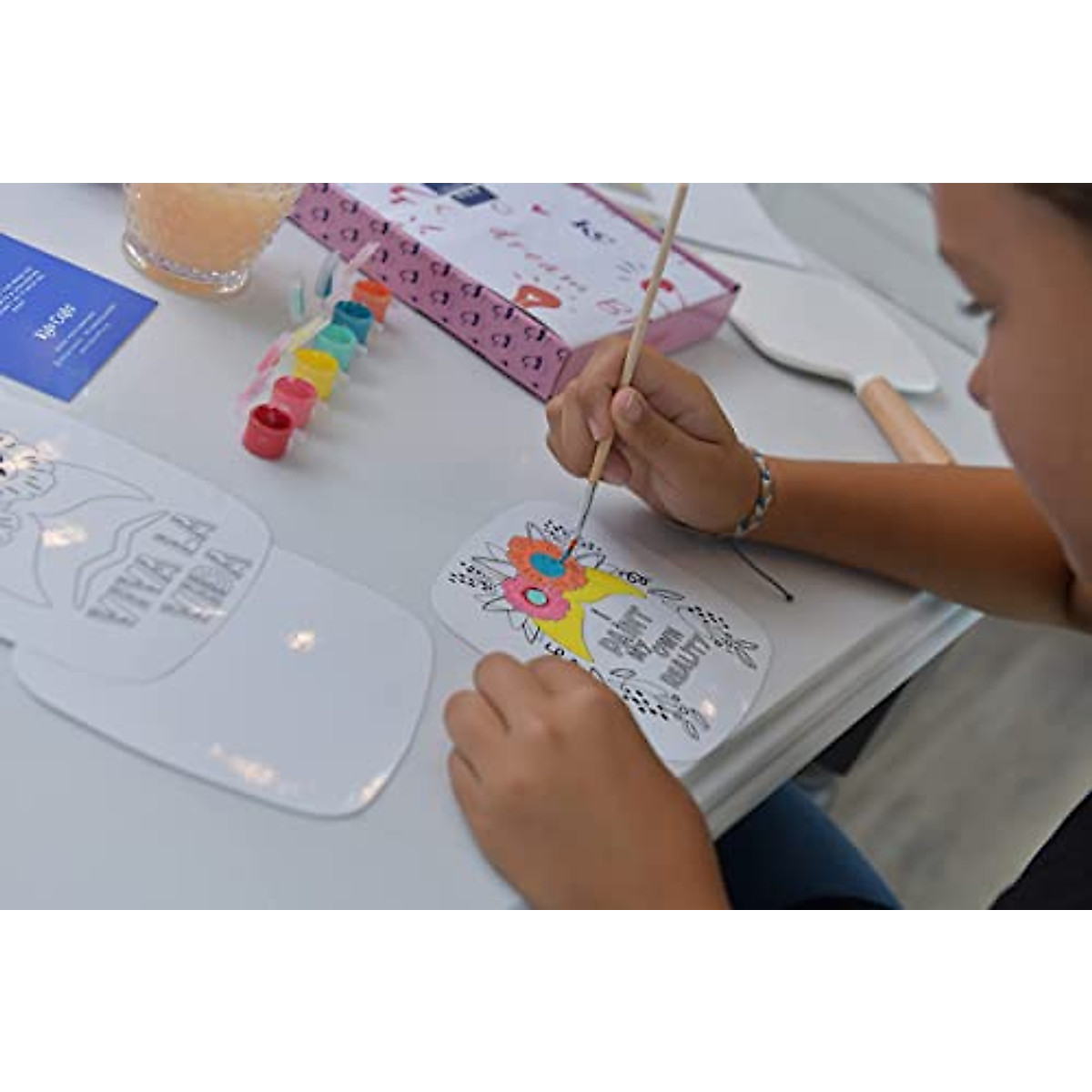 Kids Crafts Create Like Frida: Mirror Painting Kit with Decorative Decal Stickers Arts and Crafts DIY Kit for Girls