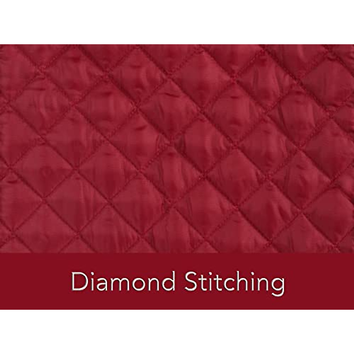 Covermates Keepsakes - Adjustable Glassware Storage - Padded Protection - ID Window - Stain Resistant - Machine Washable - China Storage-Red