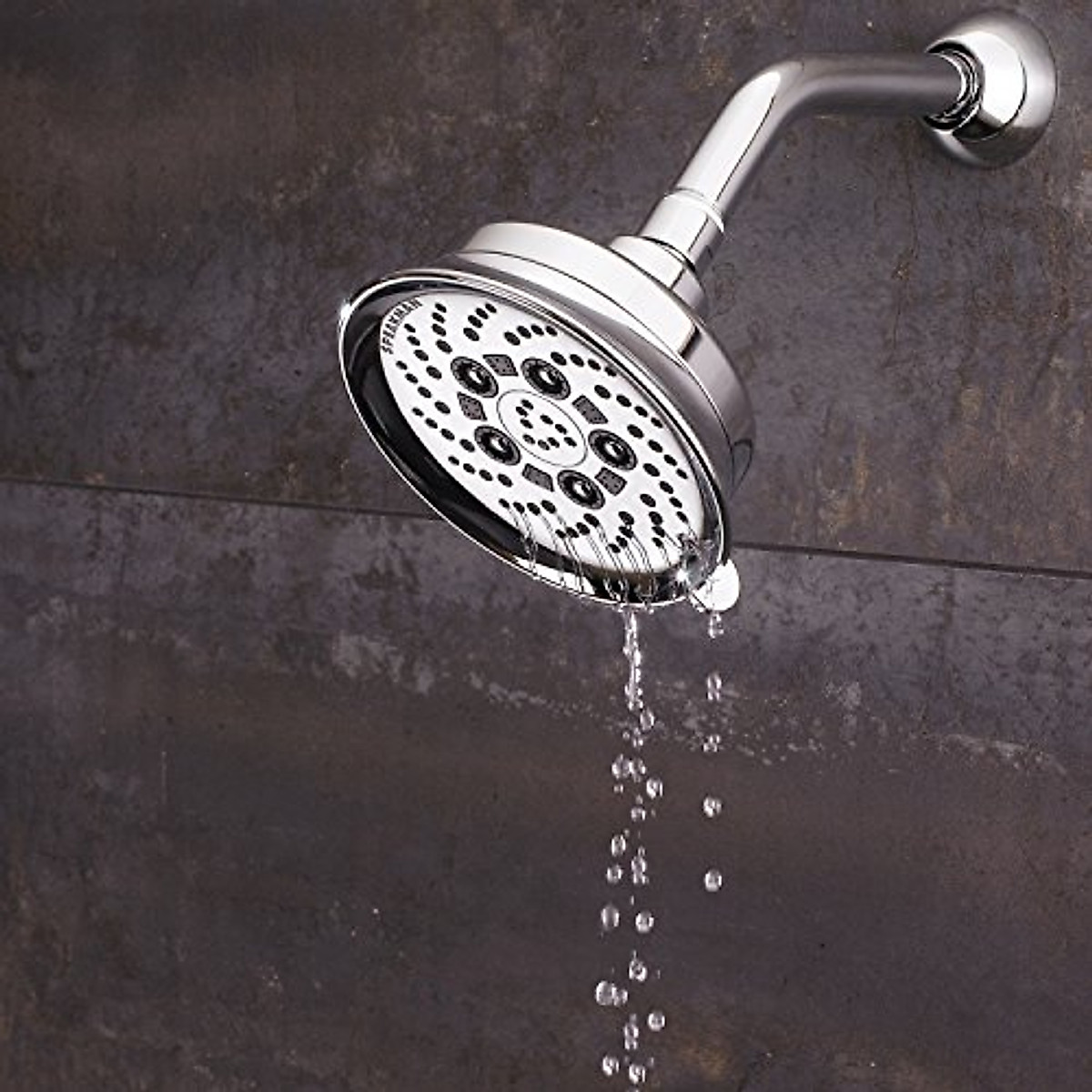 Speakman SR-124 Assana Anystream Multi-Function Shower Head, Polished Chrome