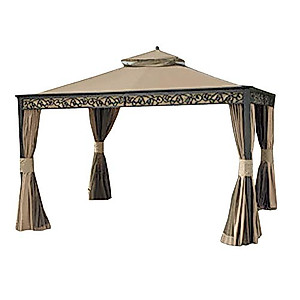Garden Winds Living Home 10 x 12 Gazebo Replacement Canopy Top Cover - RipLock 350