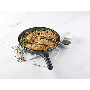 Goodcook Classic 10 Inch Saute Pan Nonstick cookware, Medium, Black