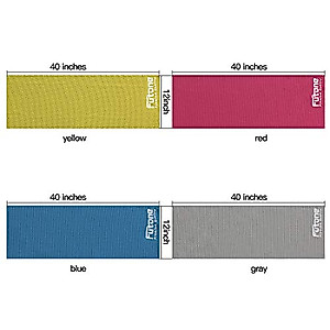 Futone Cooling Towel, Gym Towels, Workout Towels, Cooling Neck Wrap Scarf, Compact Sports Towels for Men Women, Cooling Face Mask Cover, 40" x 12," 4 PCS (Red, Blue, Yellow, Gray)