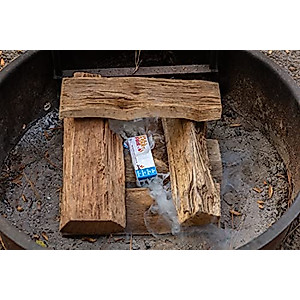 Pull Start Fire Pull String Firestarter | No Matches Required, Fire Starts in Seconds | for Campfires, Grill, Fireplace, BBQ | Lights Wet Wood, Easy to Use, Food Safe and Weather Resistant | 3 Pack