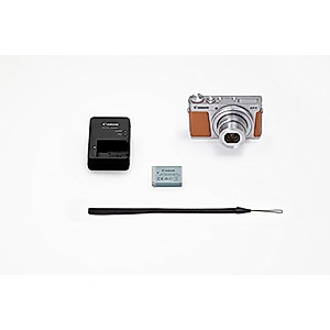 Canon PowerShot G9 X Mark II Compact Digital Camera w/ 1 Inch Sensor and 3inch LCD - Wi-Fi, NFC, & Bluetooth Enabled (Silver)
