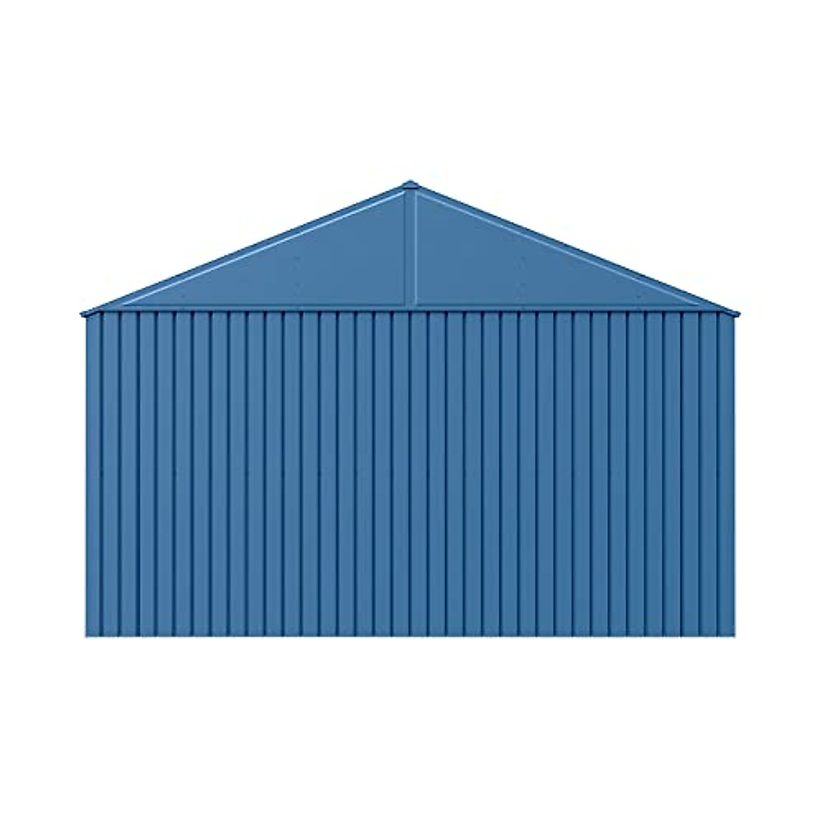 Arrow Shed Elite 12' x 16' Outdoor Lockable Gable Roof Steel Storage Shed Building, Blue Grey