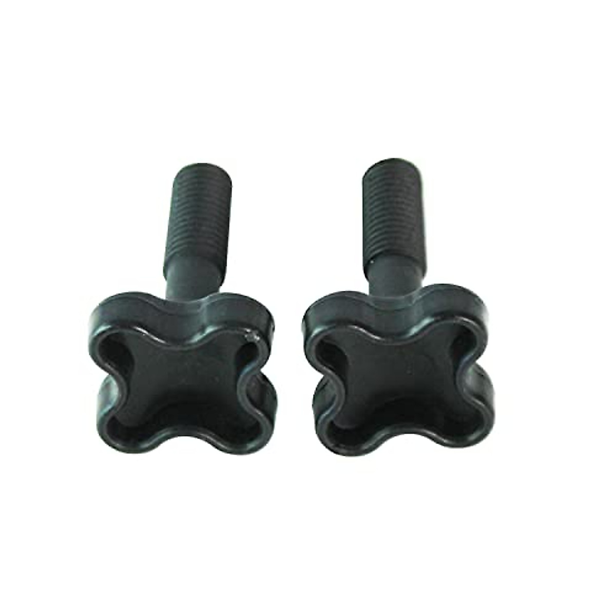 ZSHIYUIO Swing Fixing Screw,Diameter 0.43 Inch,M10 Torx Screws for Porch Garden Swing Canopy 2pcs(Black)