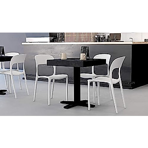 Mobili Fiver, First Bar Table, Concrete Black, Made in Italy