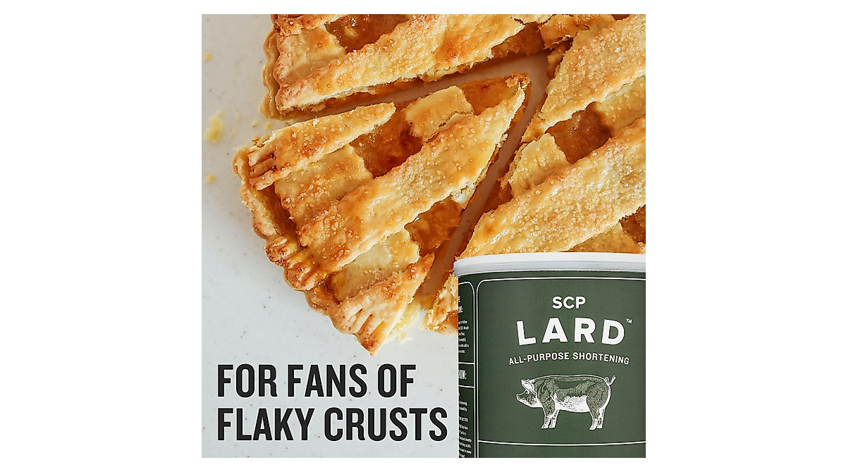 SCP Traditional Lard Shortening - Perfect for Baking & Cooking