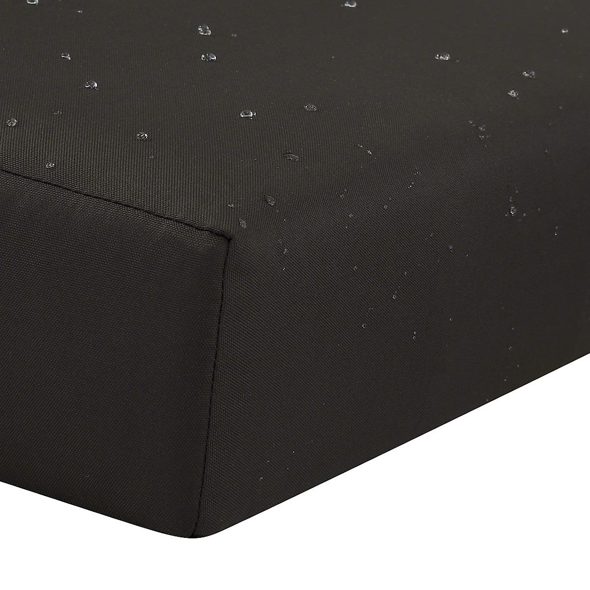 Classic Accessories Ravenna Water-Resistant 17 x 15 x 2 Inch Patio Seat Cushion, Espresso