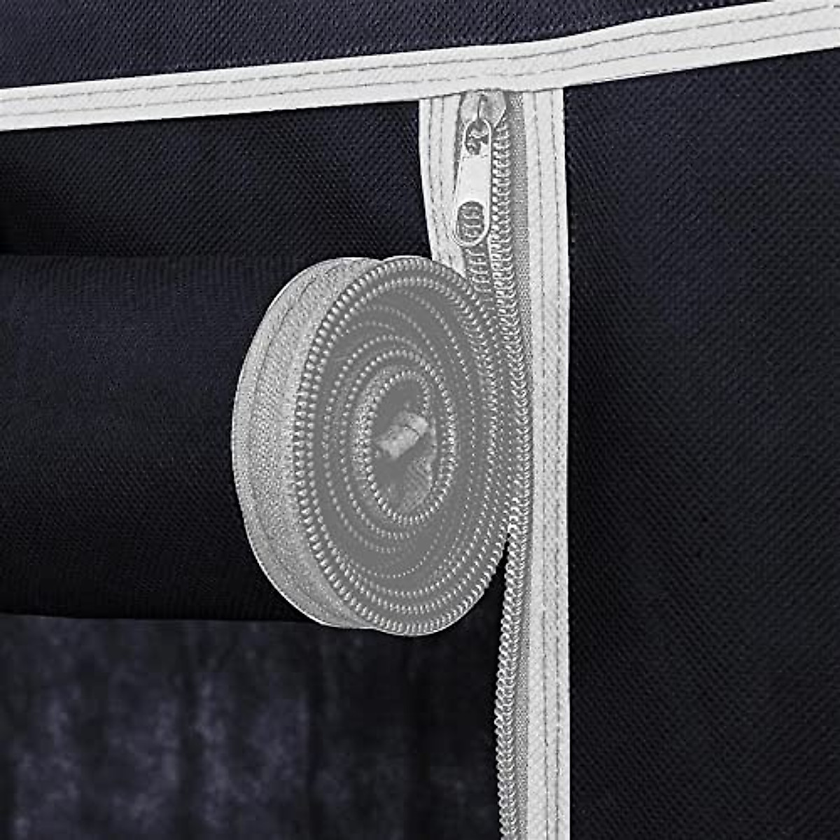 Maximize Closet Space with the 10-Tier Shoe Rack - Dustproof Cover Black - Fits up to 50 Pairs - Ideal Shoe Storage Solution for Organizing Your Closet and Wardrobe